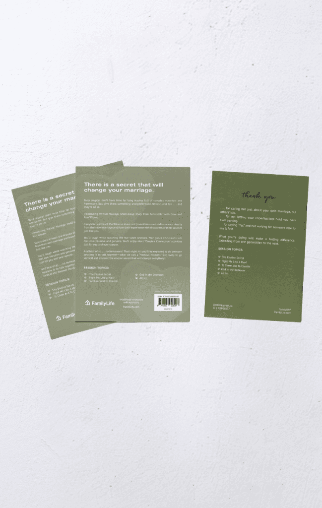 Vertical Marriage Small Group Leader Kit - FamilyLife Store