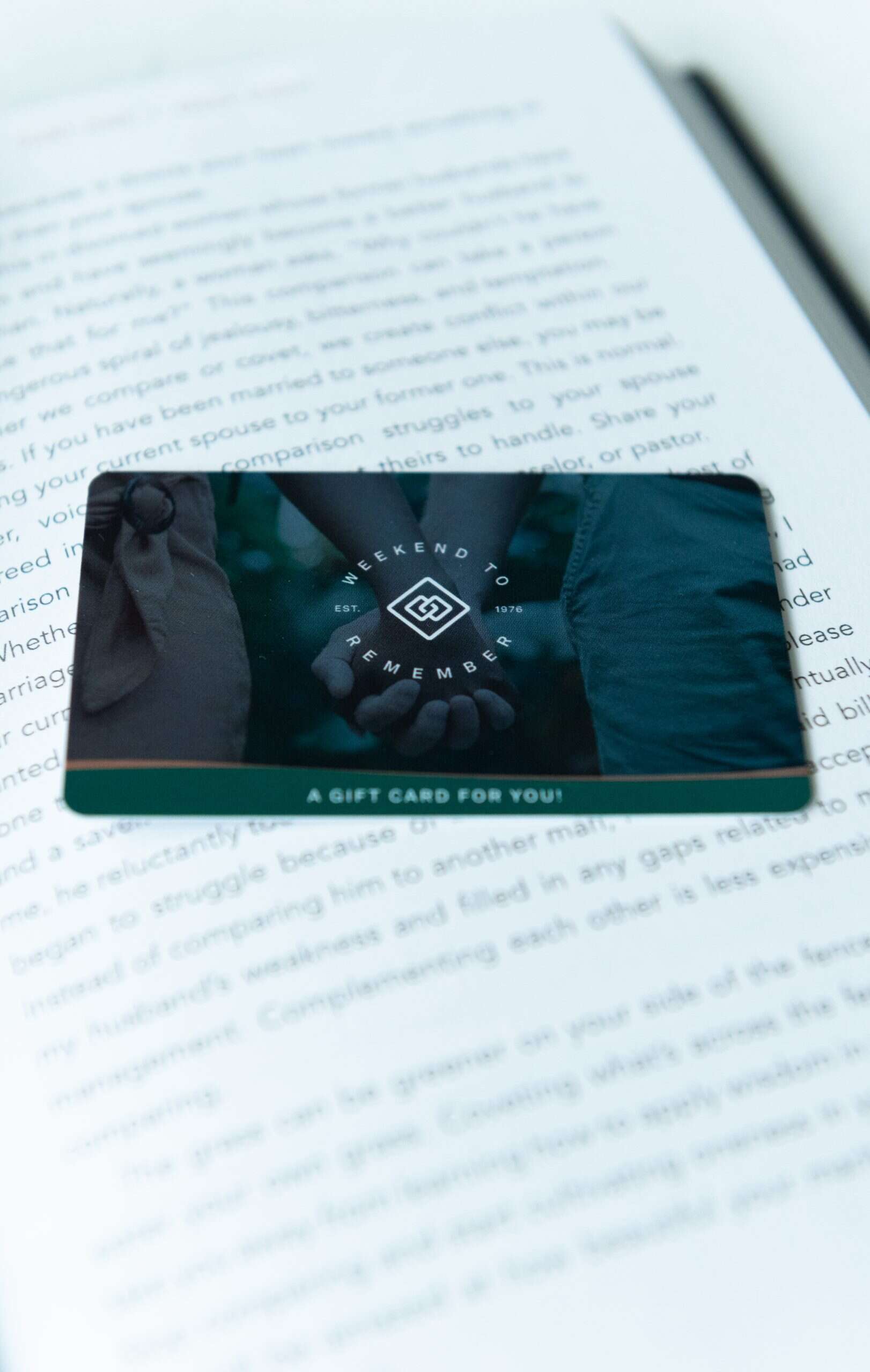 Weekend to Remember Gift Card for Couples
